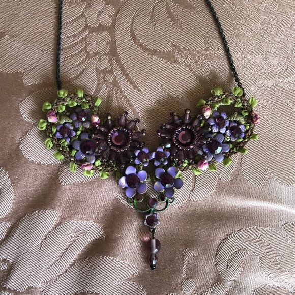 Michal Negrin | Jewelry | Michal Negrin Embellished Embroidered ...